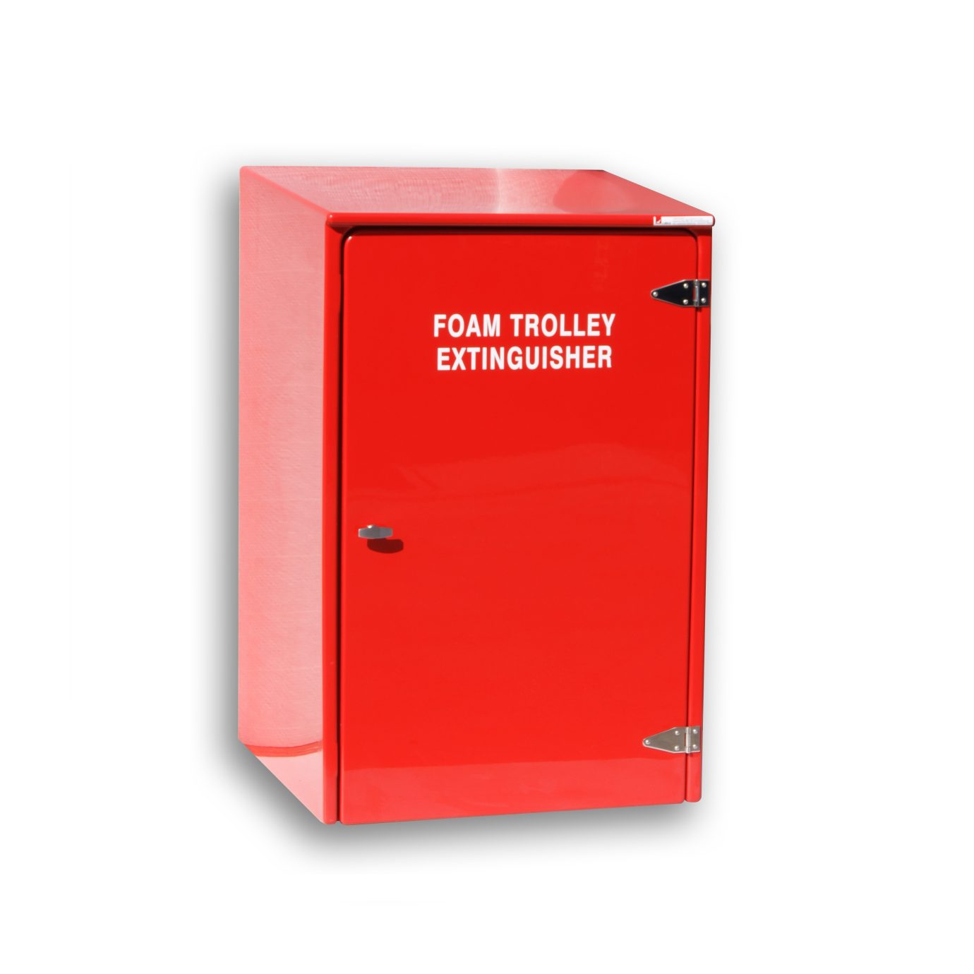 JB65 Wheeled Fire Extinguisher Cabinet - Flameskill