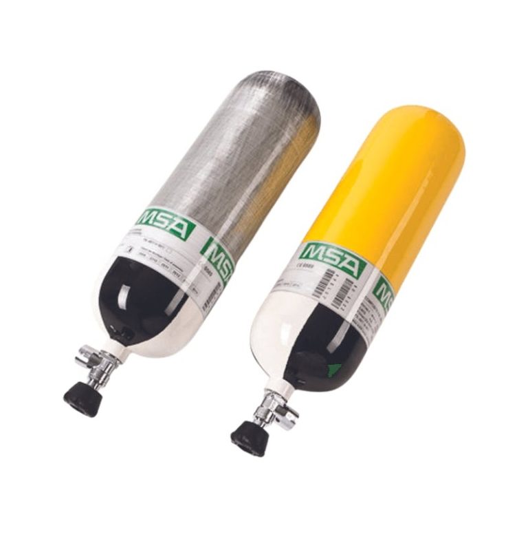 MSA 6.8ltr, 300 bar Composite Cylinders, with flow restrictor, valve ...