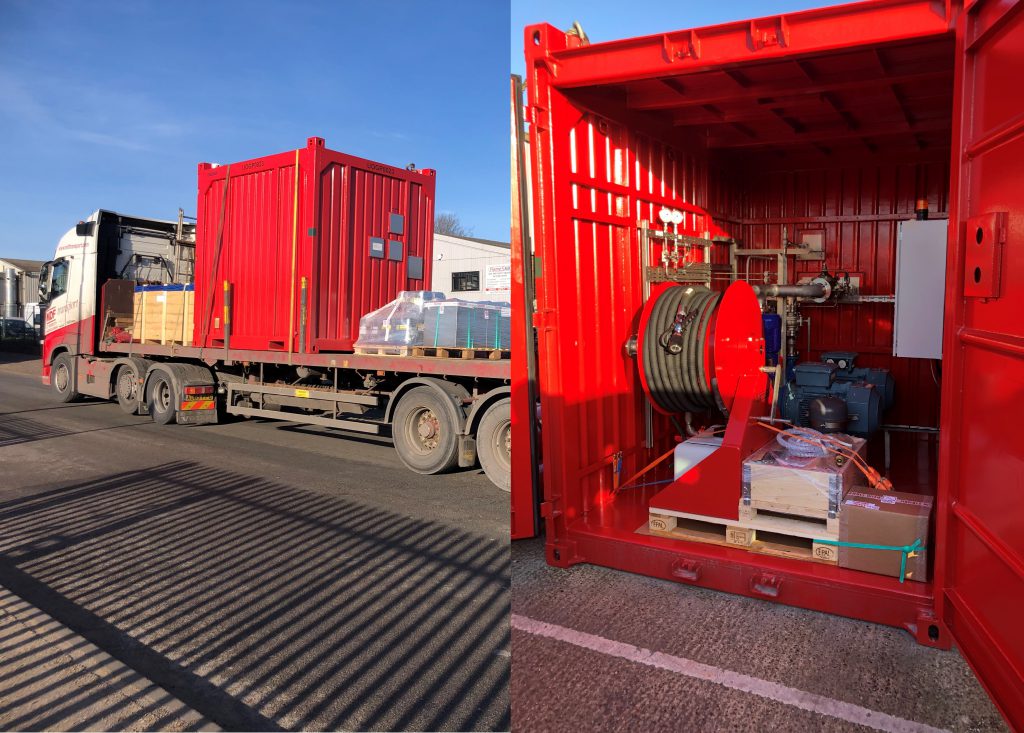 Bespoke Helideck Fire System - Flameskill