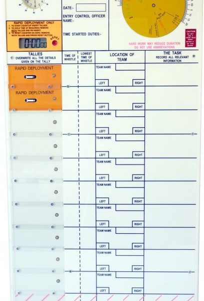 12 Tally BA Control Board c/w Clock and Rapid Deployment - Flameskill